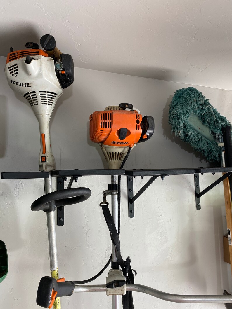 Custom Lawn Equipment Storage Rack - Etsy