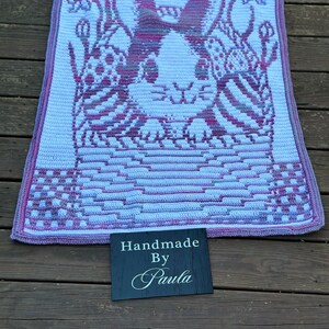 Bunny Surprise Overlay Mosaic Crochet Baby/toddler Blanket Pattern - Etsy