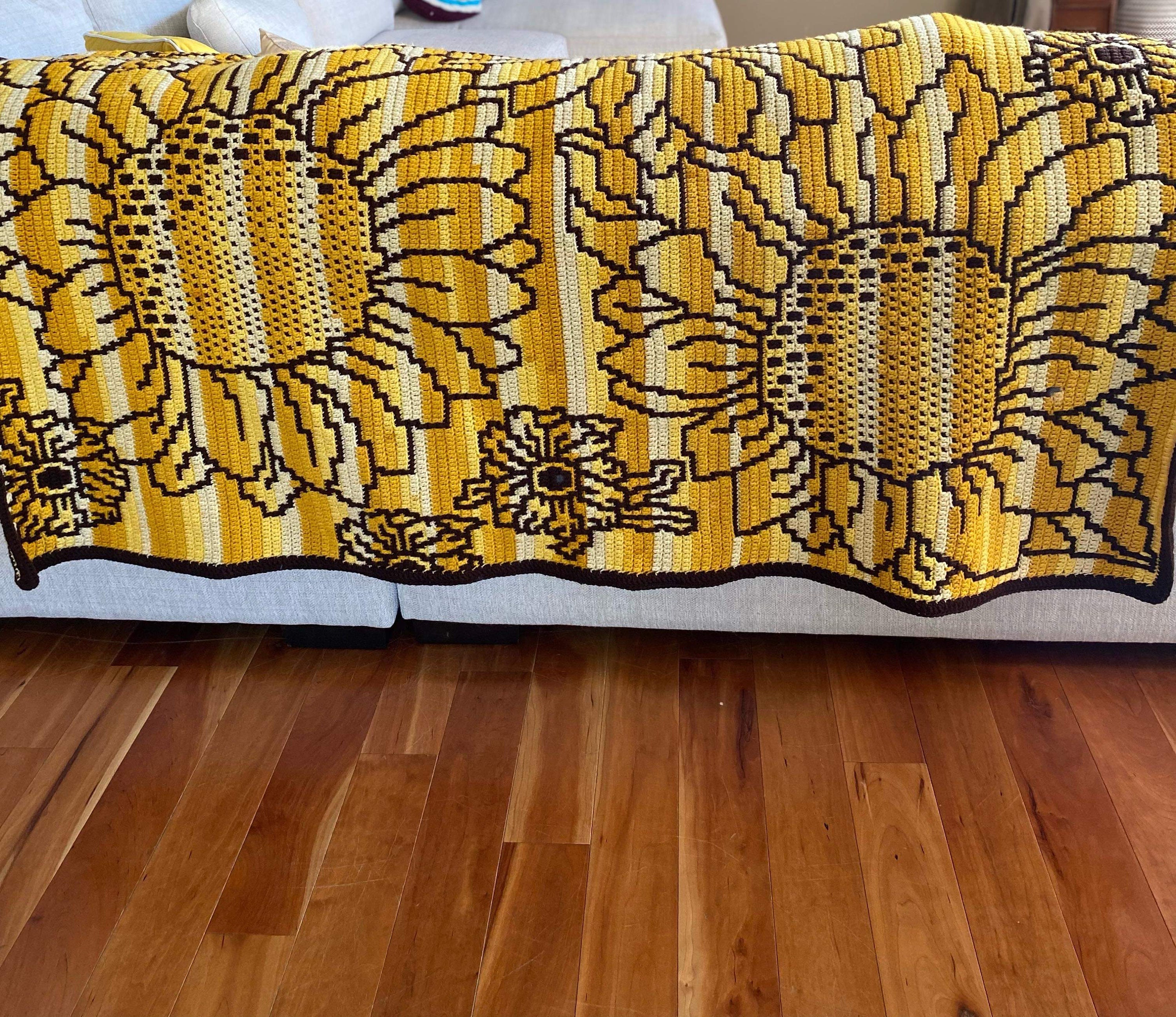 Falling for Flowers Overlay Mosaic Crochet Pattern - Etsy