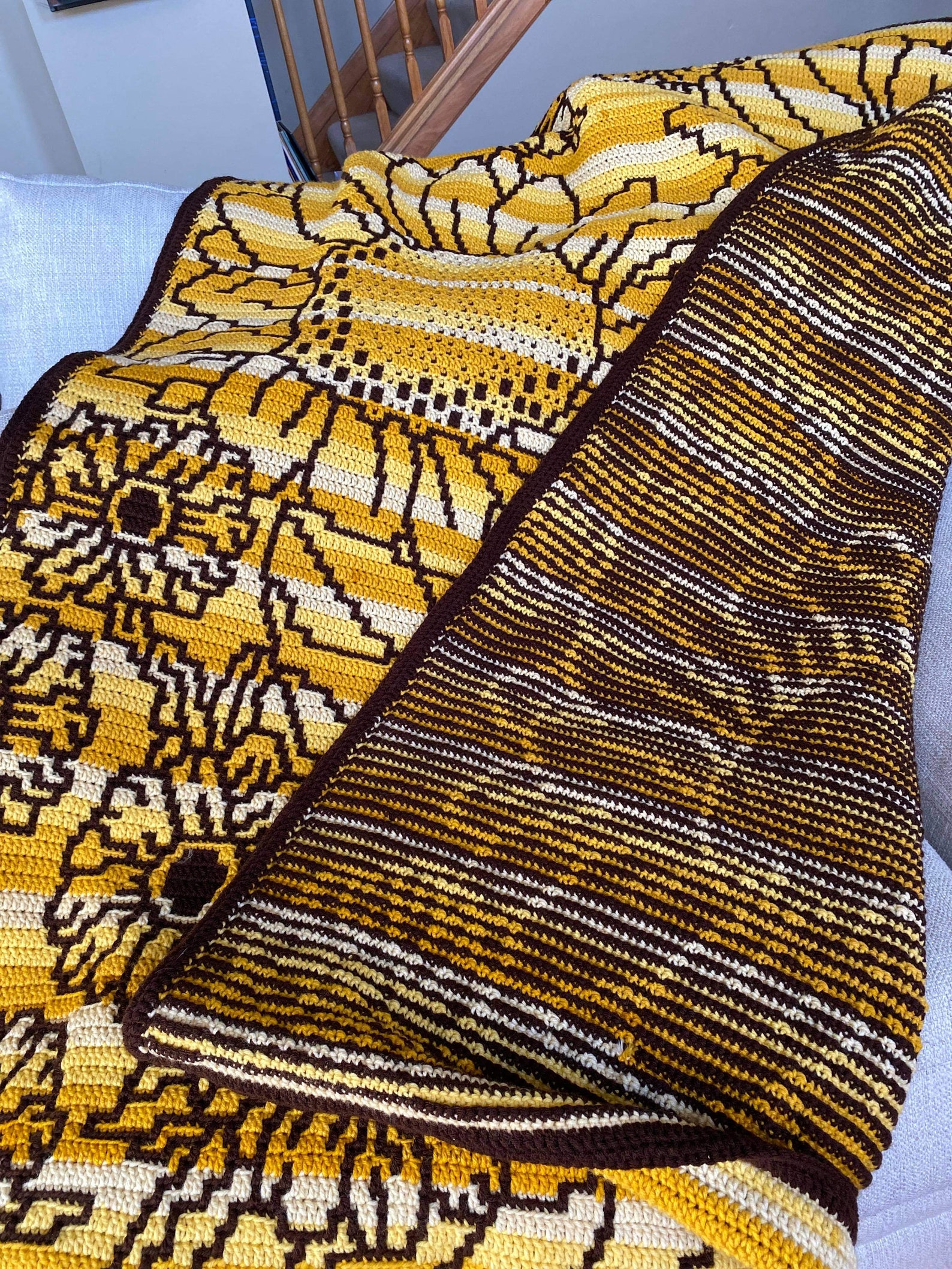 Falling for Flowers Overlay Mosaic Crochet Pattern - Etsy