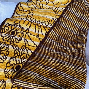 Falling for Flowers Overlay Mosaic Crochet Pattern - Etsy