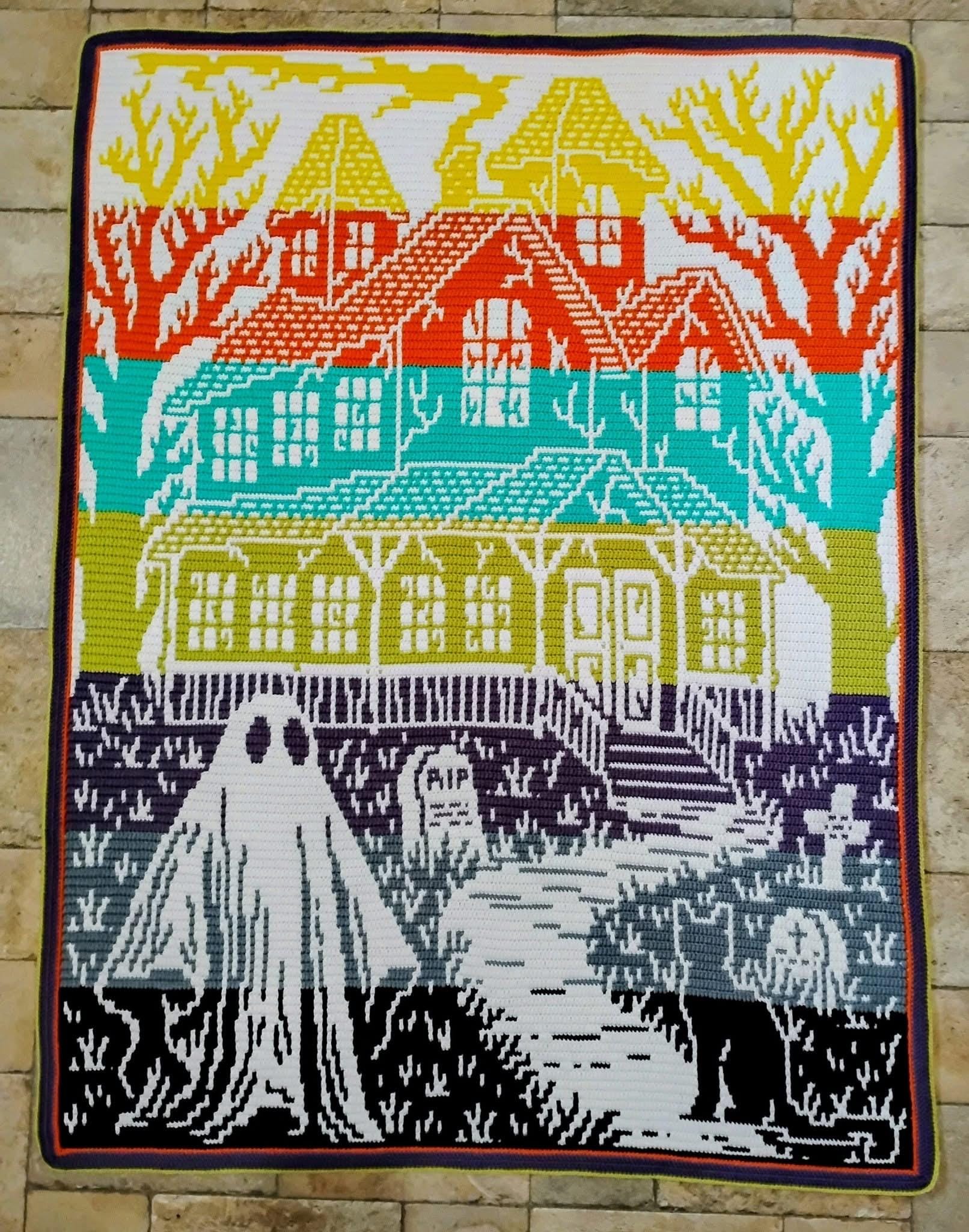 Phantom Manor Overlay Mosaic Crochet Blanket Pattern - Etsy