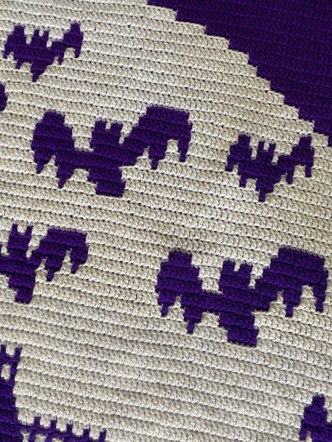 Haunted Hilltop Horror House Overlay Mosaic Crochet Pattern - Etsy