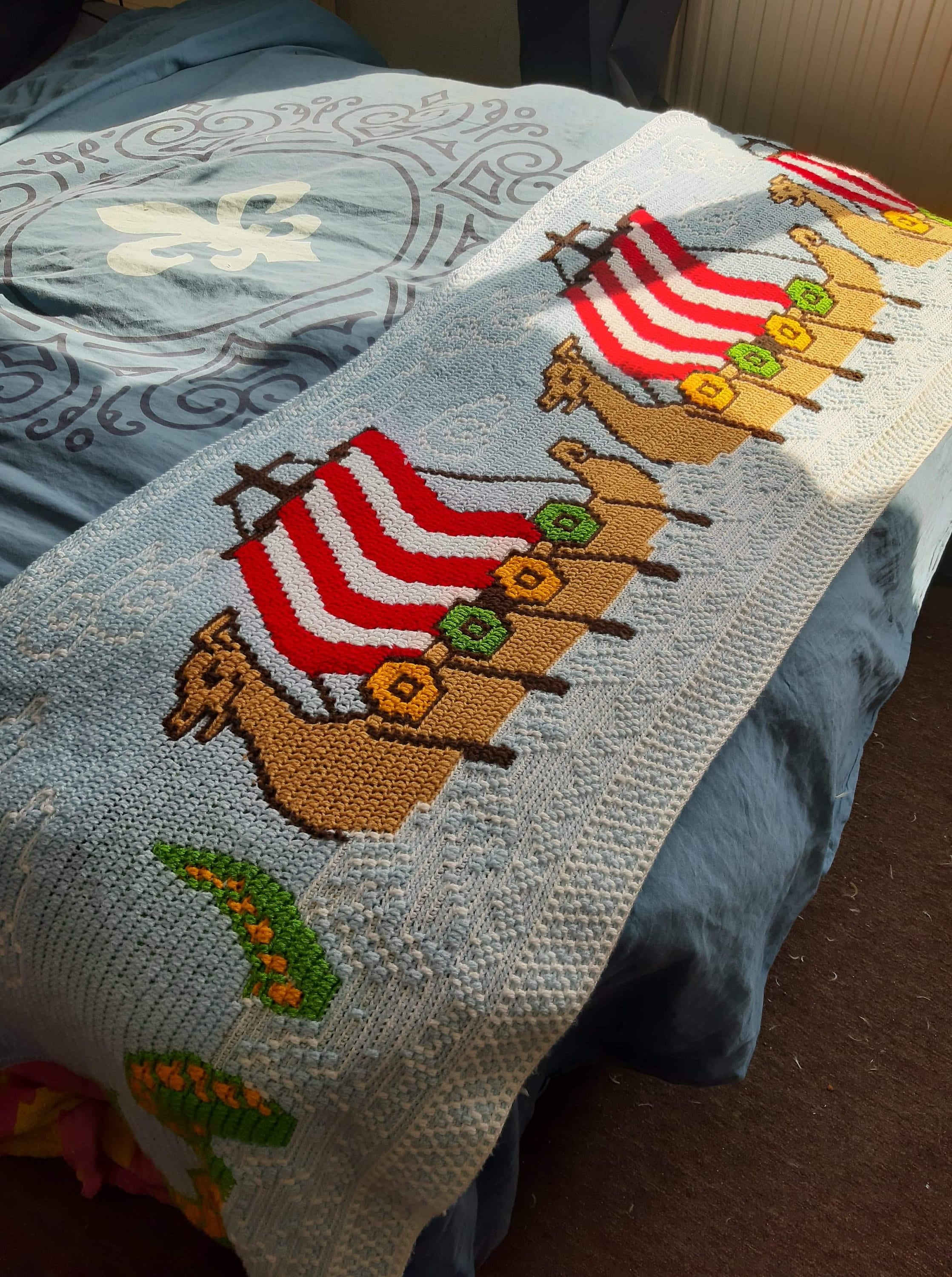 Viking Voyage Overlay Mosaic Crochet Pattern - Etsy Canada