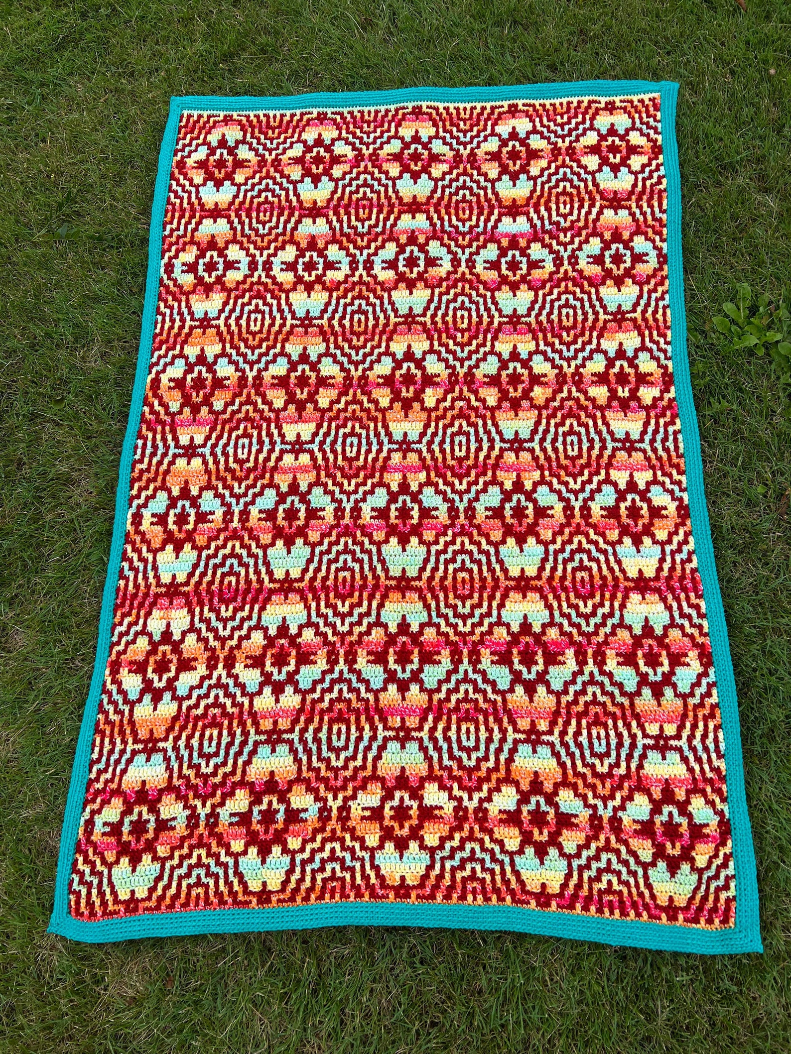 Primrose Paradise Overlay Mosaic Crochet Pattern - Etsy Australia