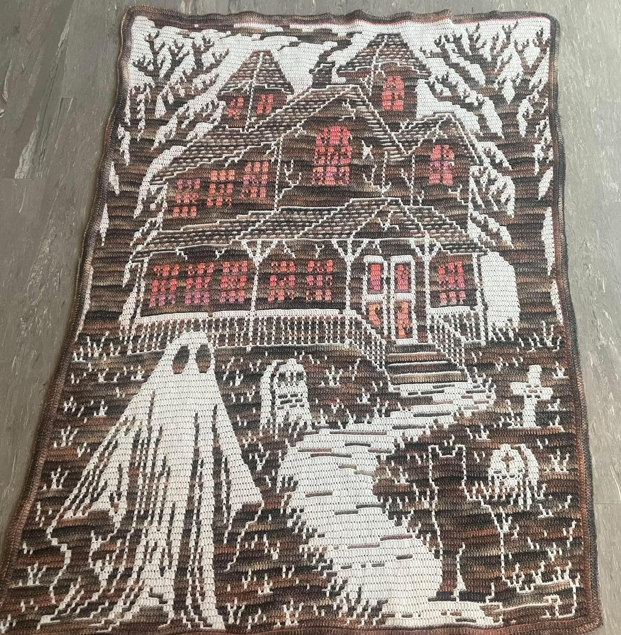 Phantom Manor Overlay Mosaic Crochet Blanket Pattern - Etsy