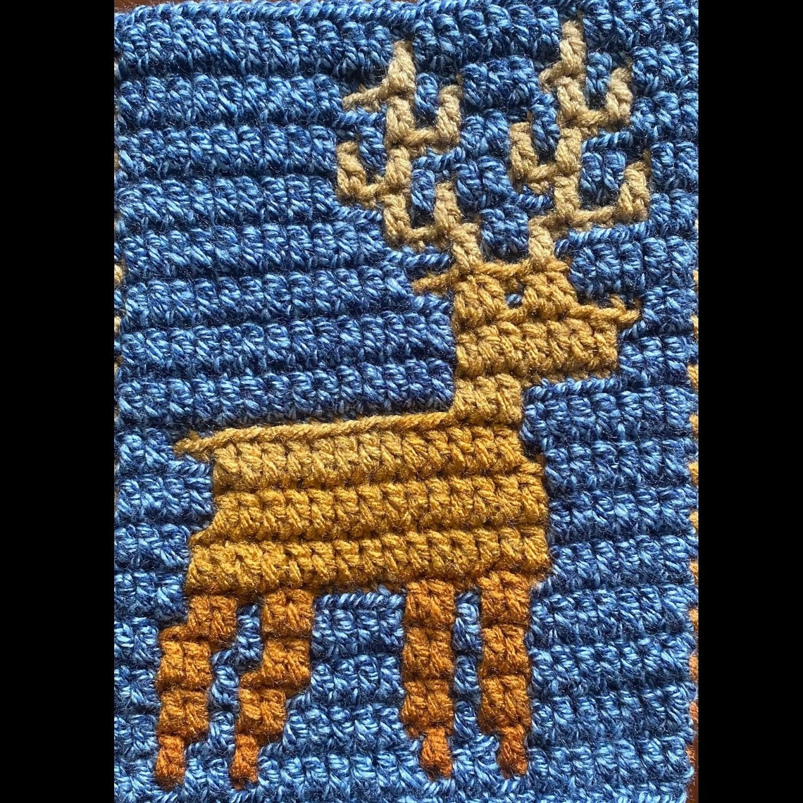 Delightful Deer Overlay Mosaic Crochet Pattern - Etsy