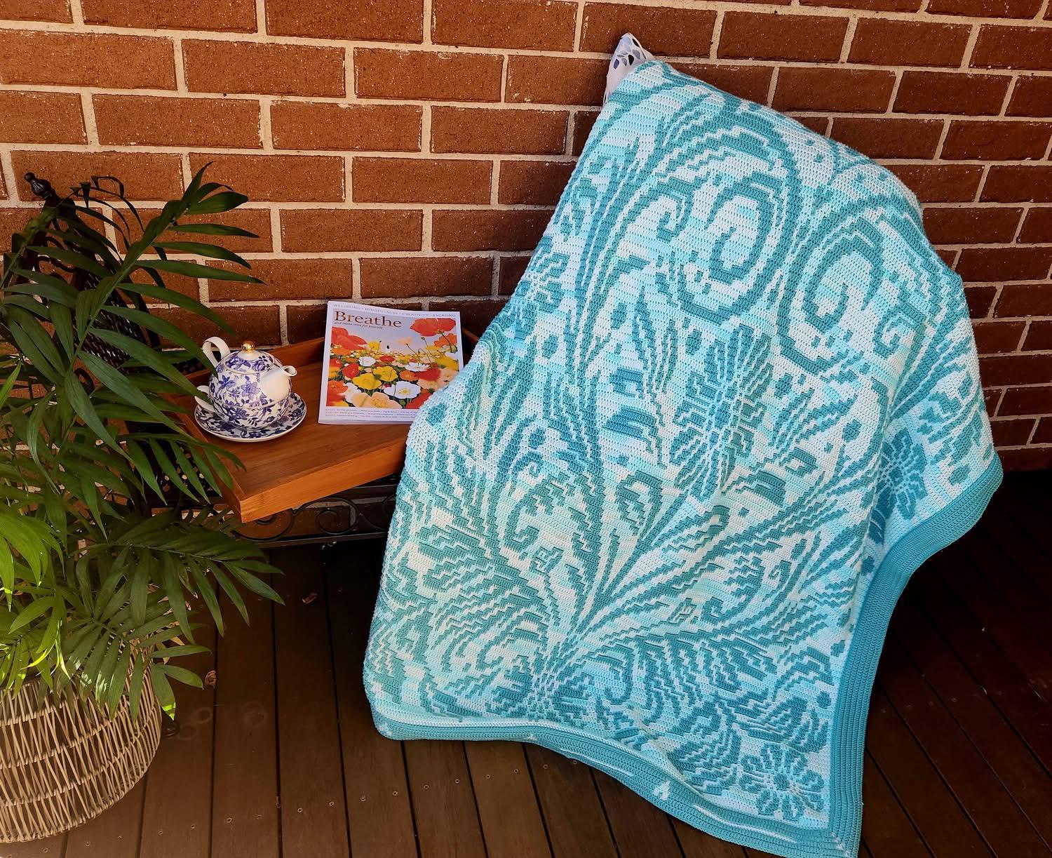Hidden Hearts Overlay Mosaic Crochet Blanket Pattern - Etsy