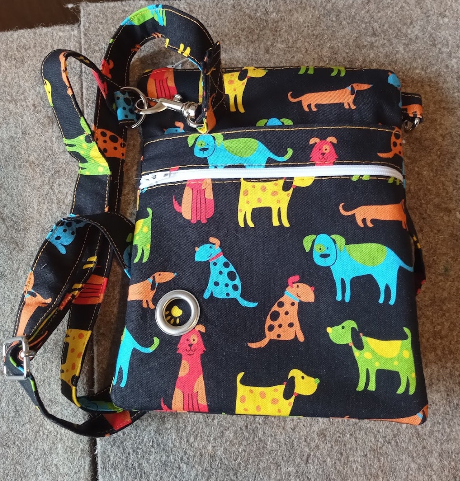 Dog Walking Bag With Dispensing Hole for Poo Bags | Etsy