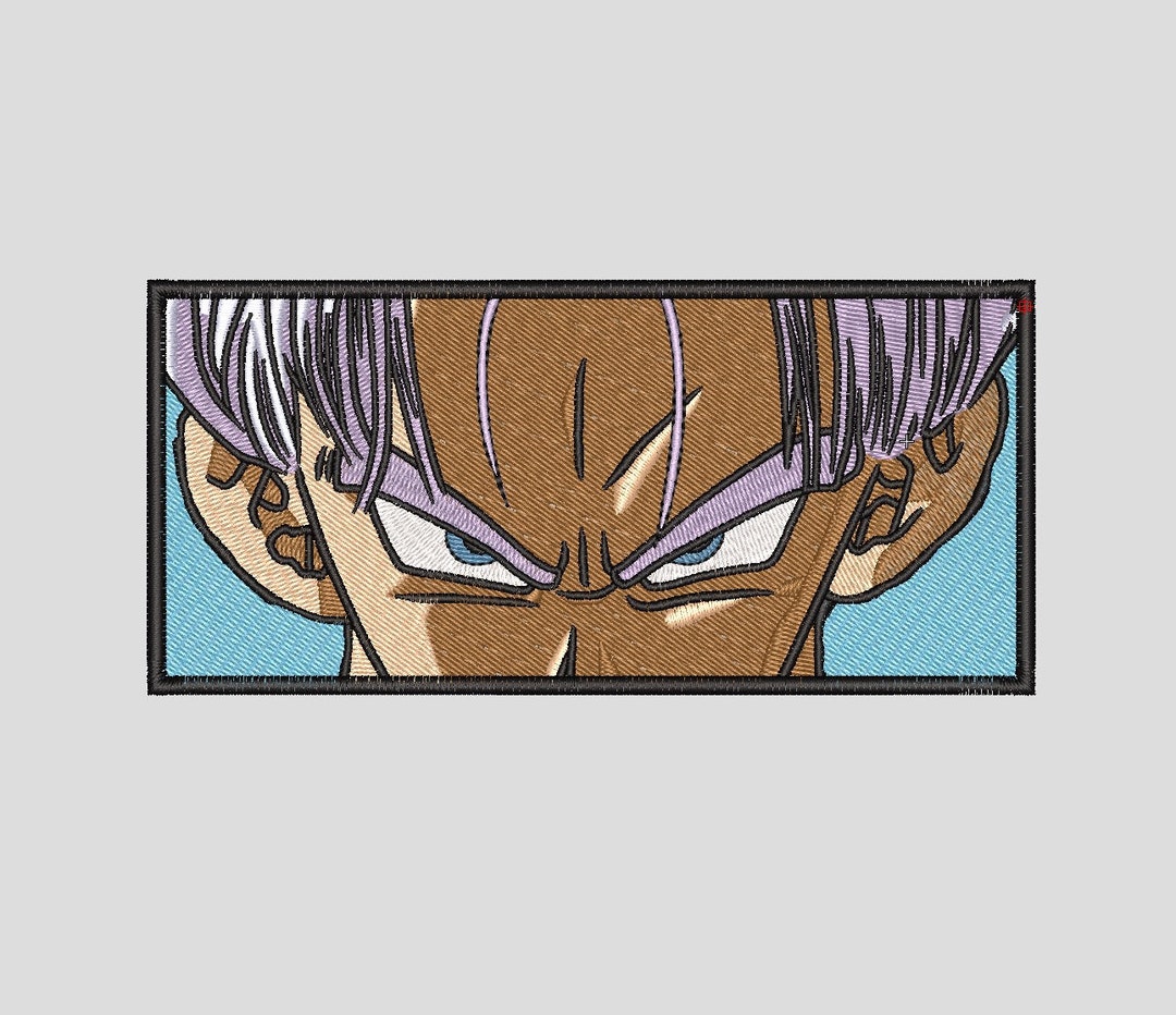 DBZ Future Trunks Embroidery Design File 5.8 Dragonball Z - Etsy