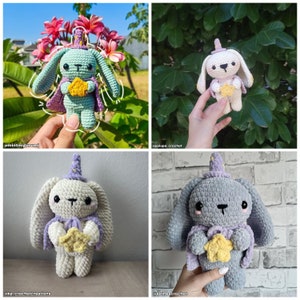 Misty the Wizard Bunny PDF Crochet Pattern - Etsy
