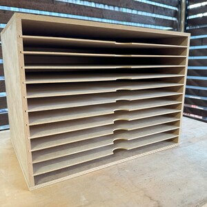 A3 Paper Storage Box 12 Sheleve Unit. - Etsy Australia