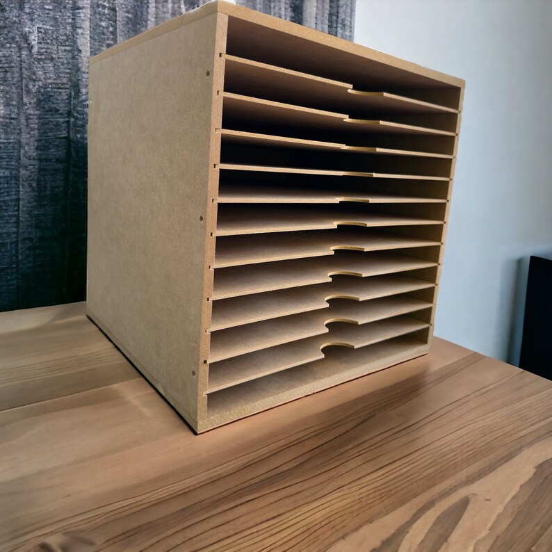 Card Stock Paper Storage Box for 12 X 12 10 Shelve. - Etsy Australia
