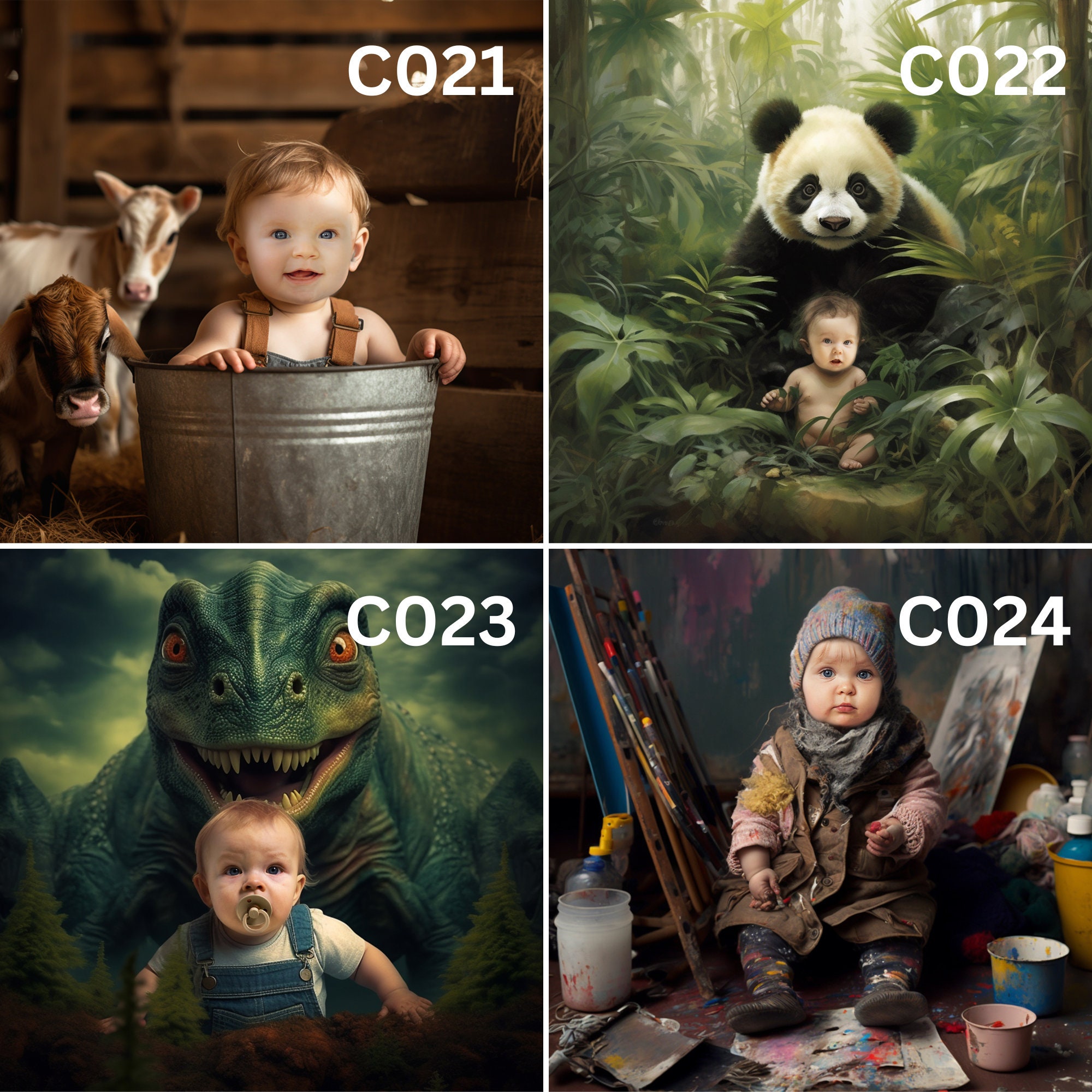 Personalized Baby Fantasy Art - Custom Baby Child Kid Fantasy Art for ...