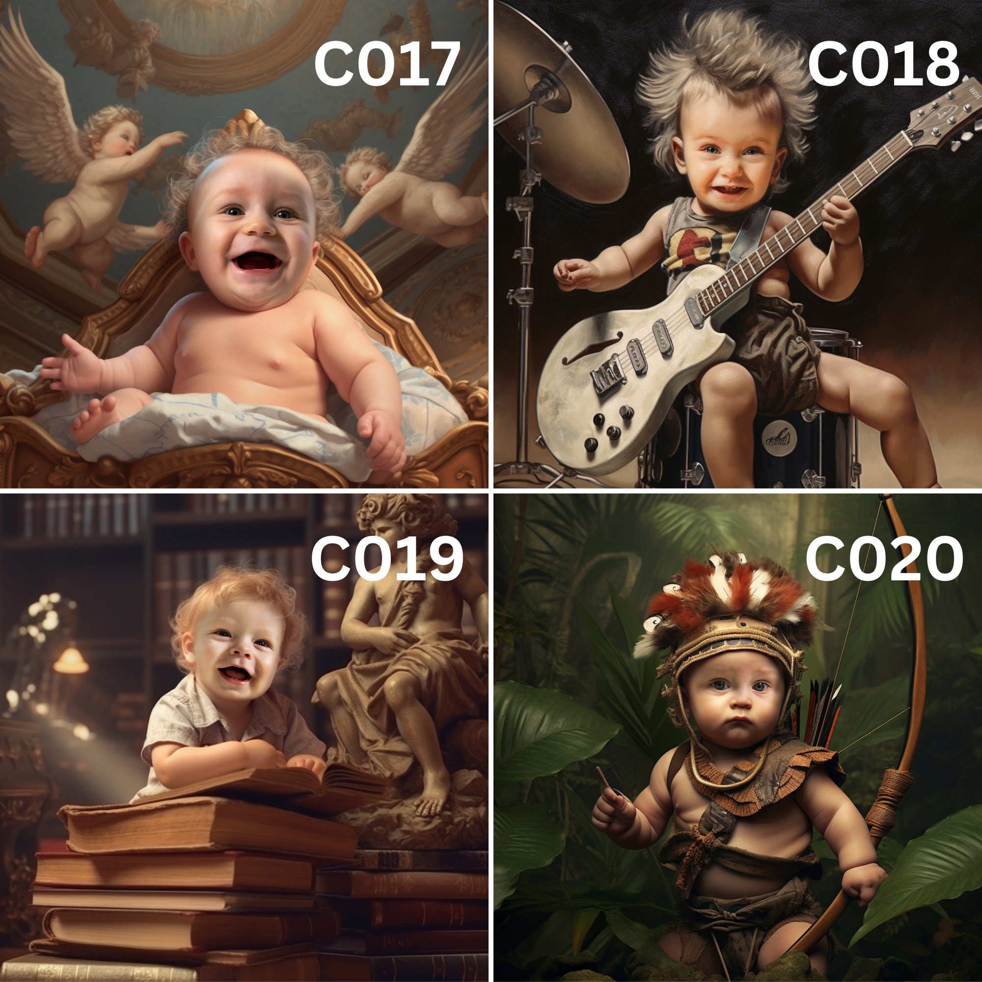 Personalized Baby Fantasy Art - Custom Baby Child Kid Fantasy Art for ...