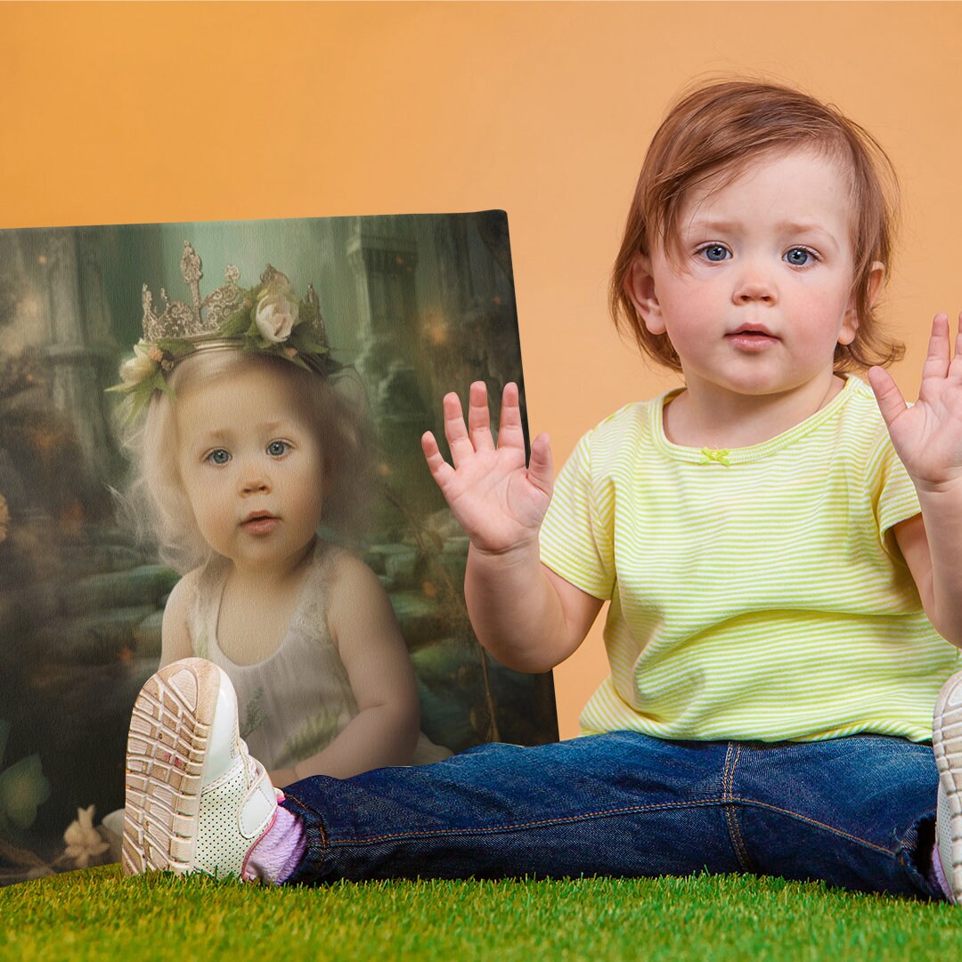 Personalized Baby Fantasy Art - Custom Baby Child Kid Fantasy Art for ...