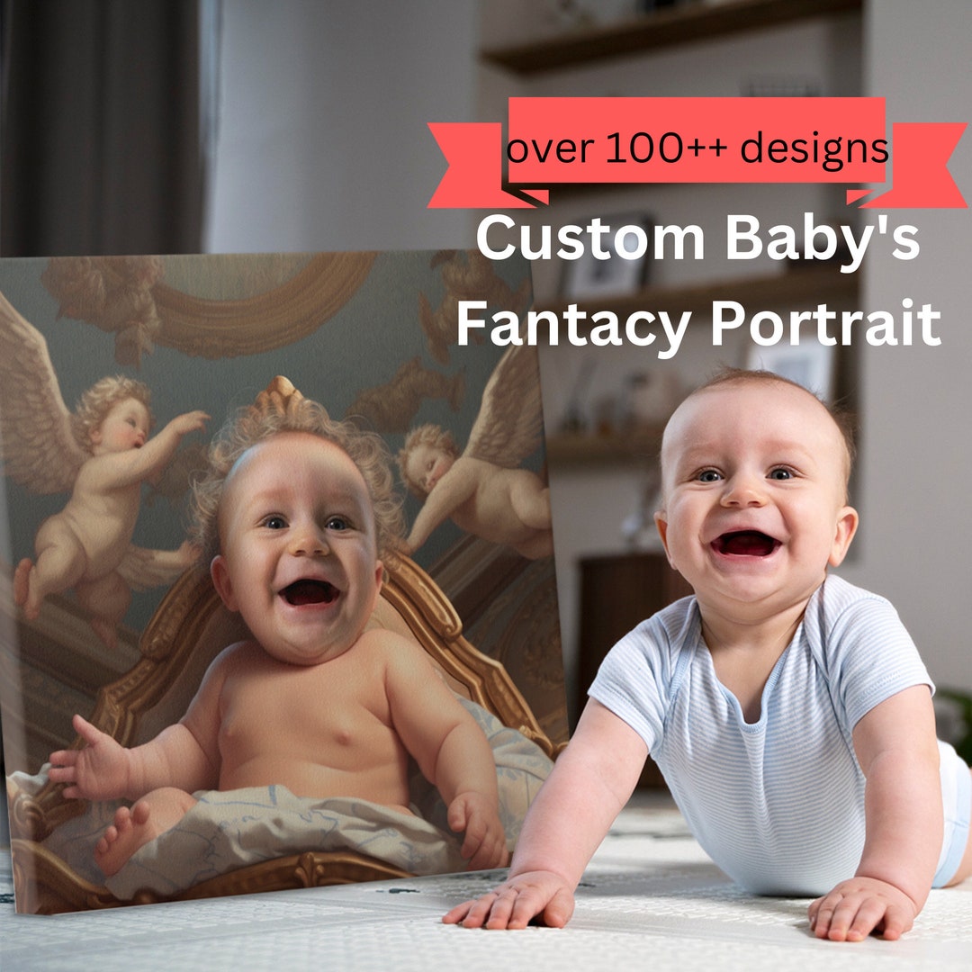 Personalized Baby Fantasy Art - Custom Baby Child Kid Fantasy Art for ...