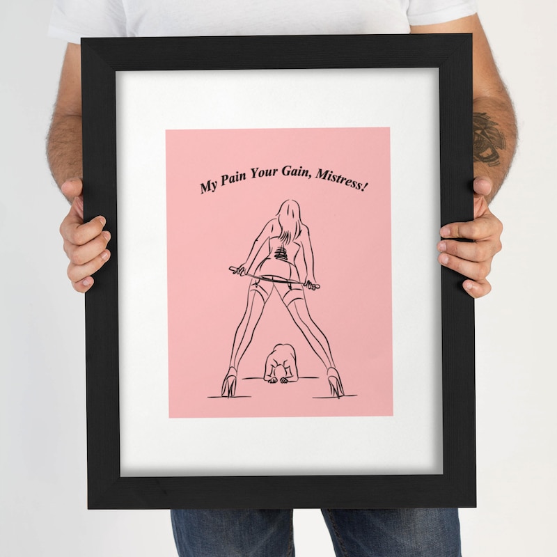 Femdom Pegging Art - Etsy