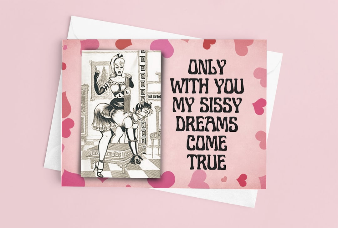 Femdom Sissy Love Card For Mommy Domme And Sissy Boi Etsy