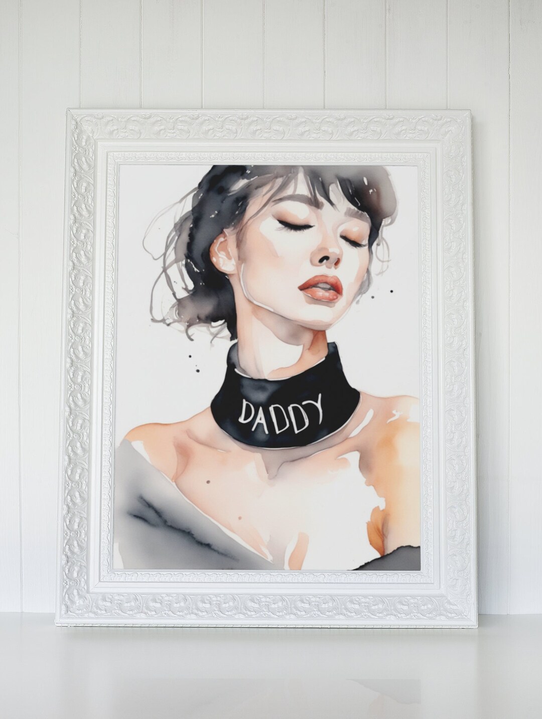 Ddlg Art Print Set Of Three Fetish Erotic Bdsm Wall Decor Etsy