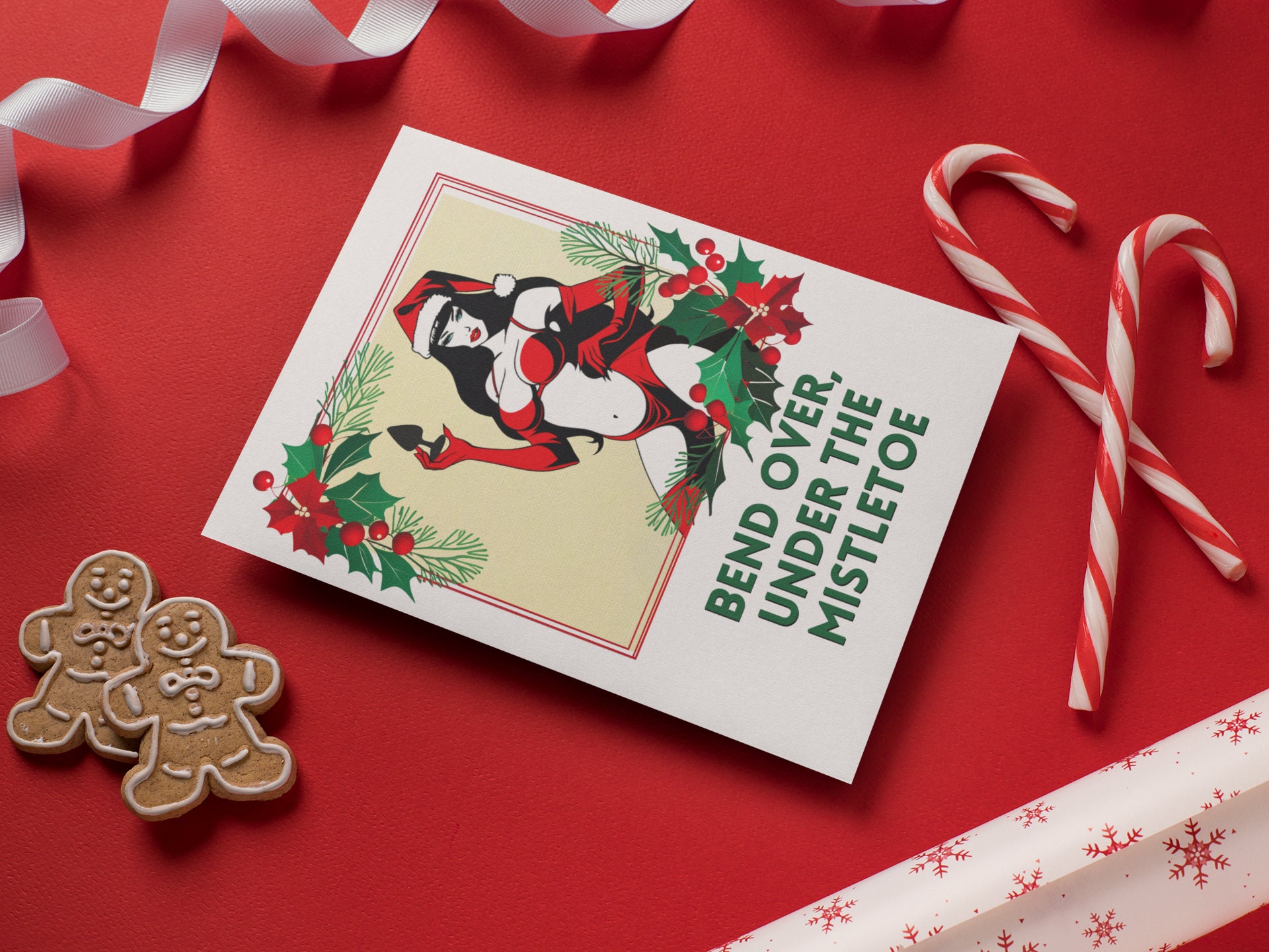 Femdom Christmas Card, Funny BDSM Holiday Card - Etsy
