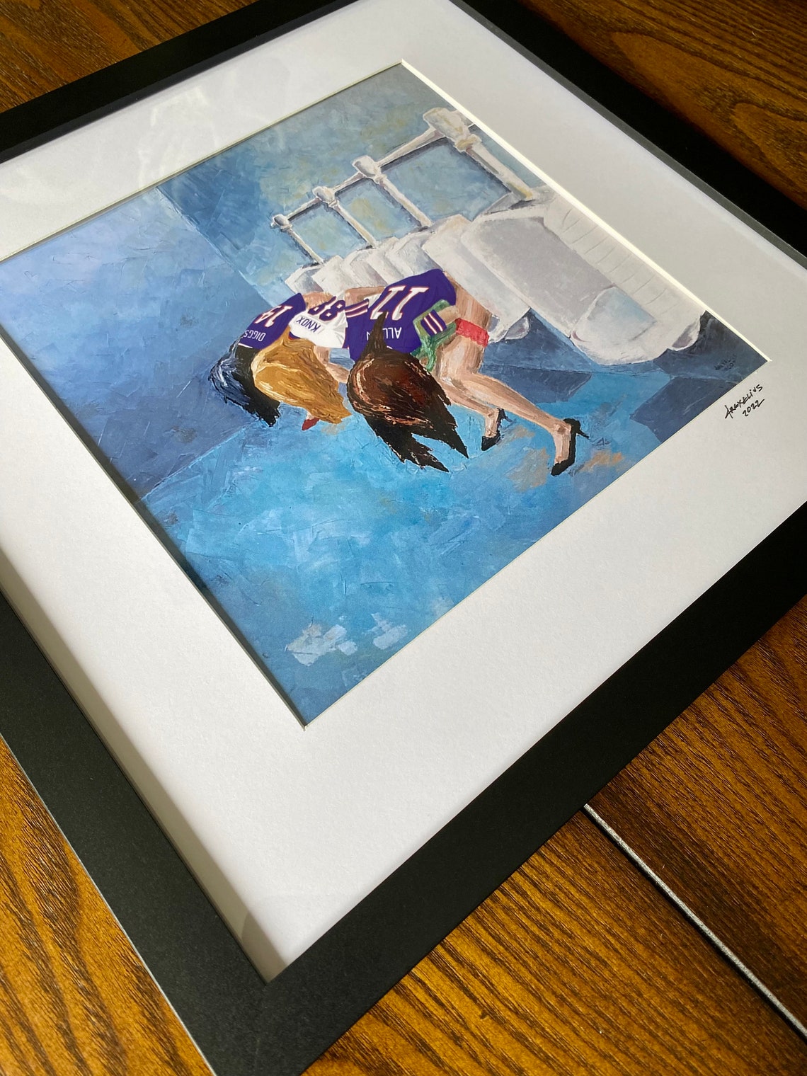 New York Knicks Edition "ladies Line Was Too Long" Black Frame - Etsy