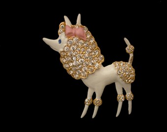 Poodle Pin | Etsy