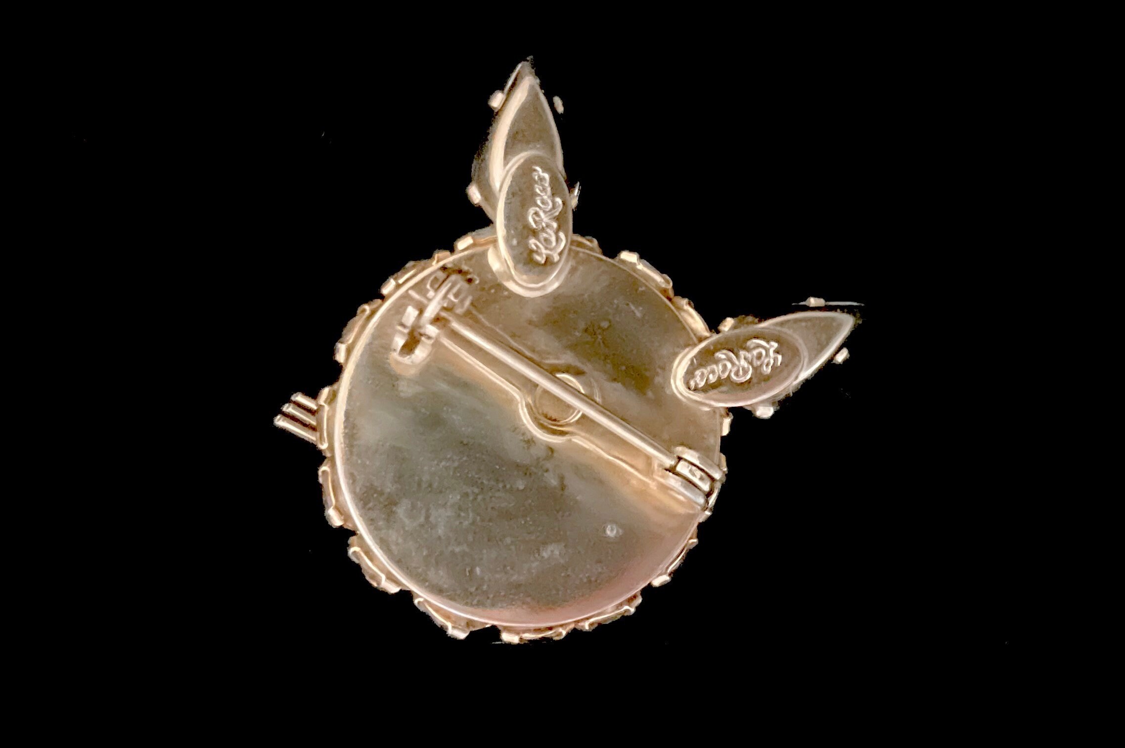 Warner and La Roco Cat Face Pins - Etsy