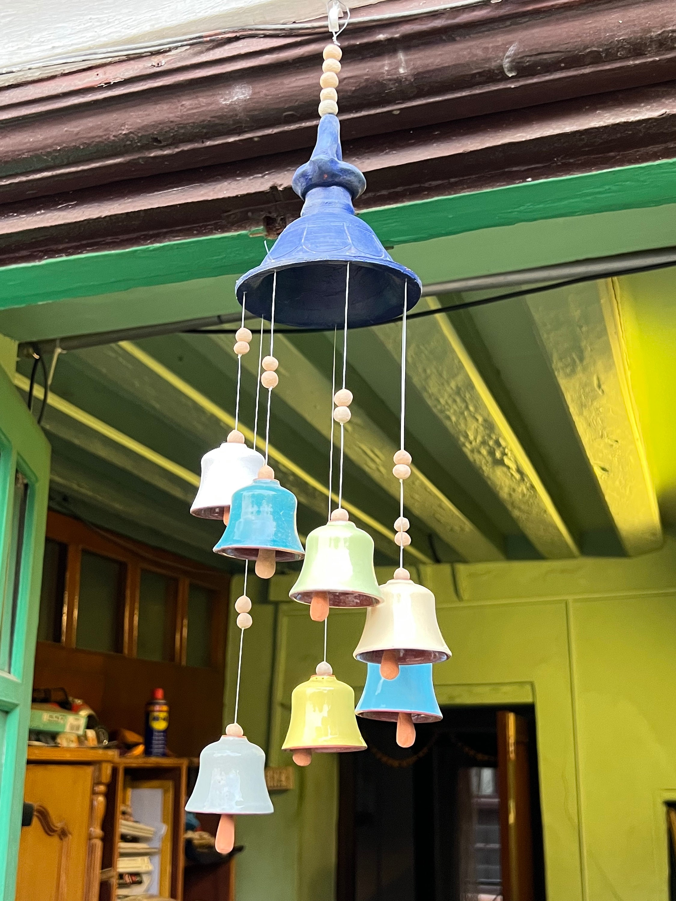 Ceramic Wind Chimes- Handmade in Nepal - Etsy