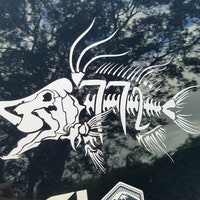Fish/hunt Decal - Etsy