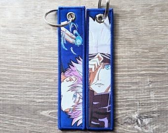 Embroidered Anime Jet Tag / Keychain / Key Tag - Etsy