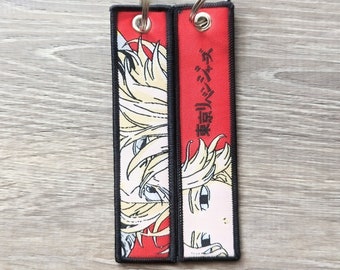 Embroidered Anime Jet Tag / Keychain / Key Tag - Etsy