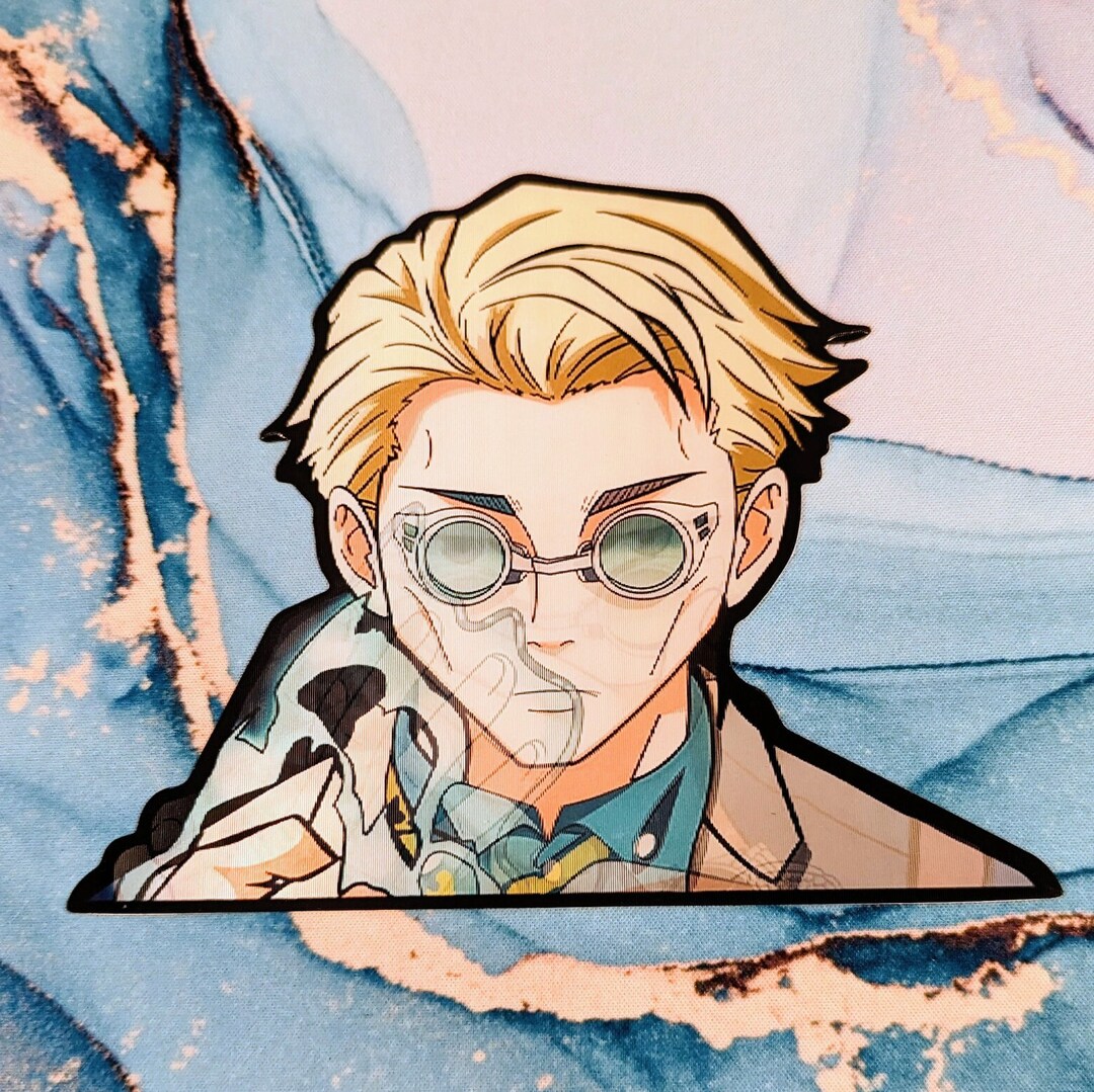 High Quality 3D Motion Anime Sticker | Car Decal | Laptop Peeker ...