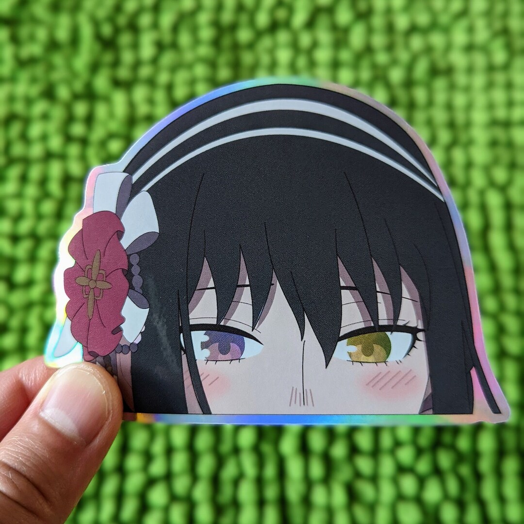 Holographic Spy Y0r Peeker Sticker Vinyl Car Decal Laptop Peekers - Etsy