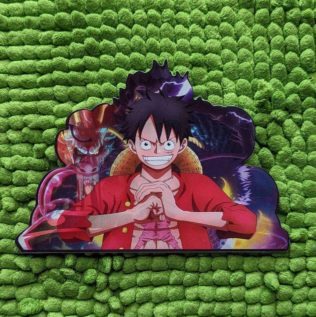 High Quality 3D Motion Anime Sticker | Car Decal | Laptop Peeker ...