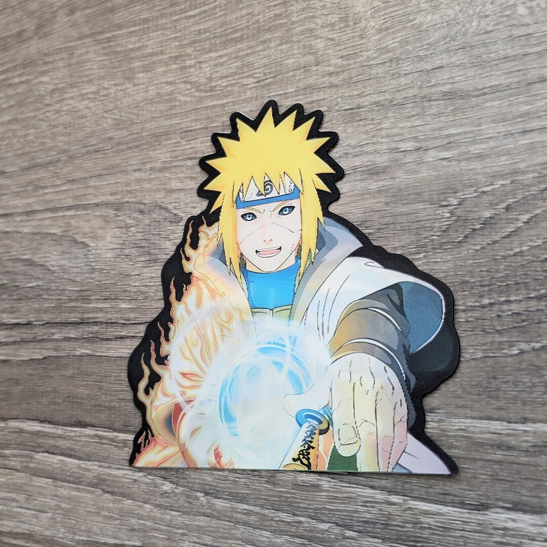 High Quality 3D Motion Anime Sticker | Car Decal | Laptop Peeker ...