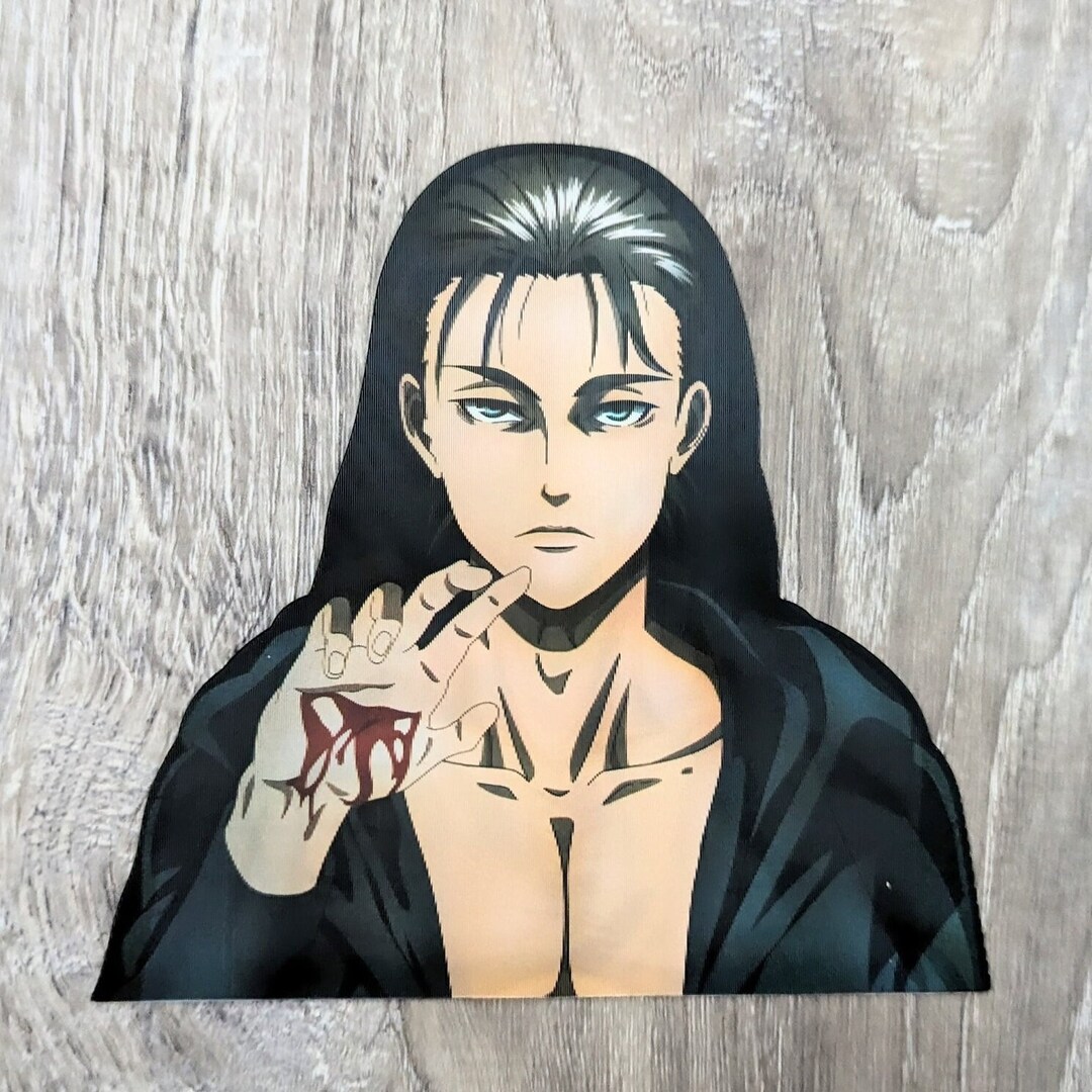 High Quality 3D Motion Anime Sticker | Car Decal | Laptop Peeker ...