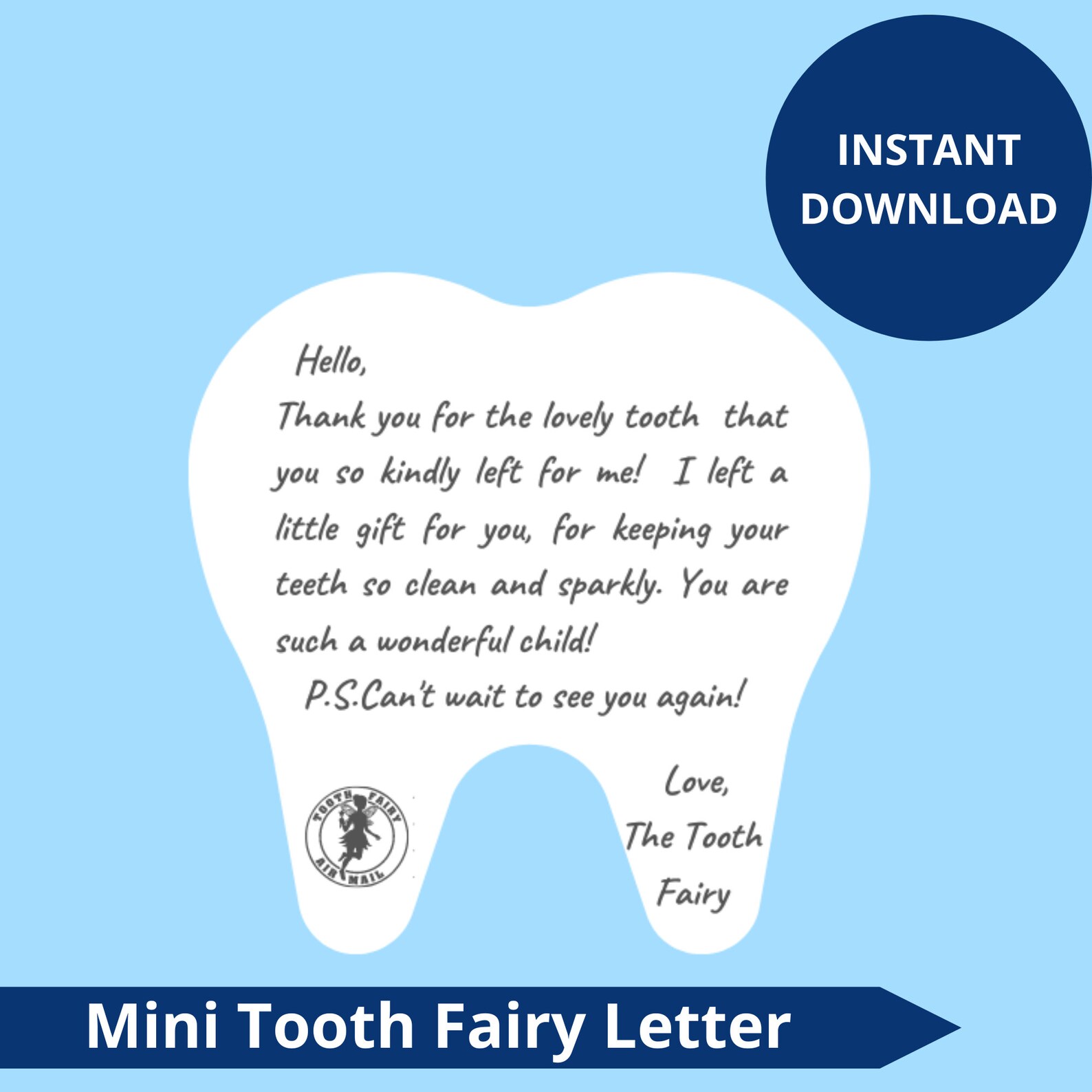 Tooth Fairy Letter Tooth Fairy Magic Fairy Kit Tooth Baby Tooth Fairy ...