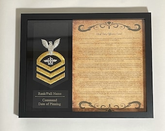 Navy Shadow Box | Etsy