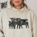 Cow Hoodie, Western Hoodie, Vintage Cattle Hoodie, Black Angus Cows ...