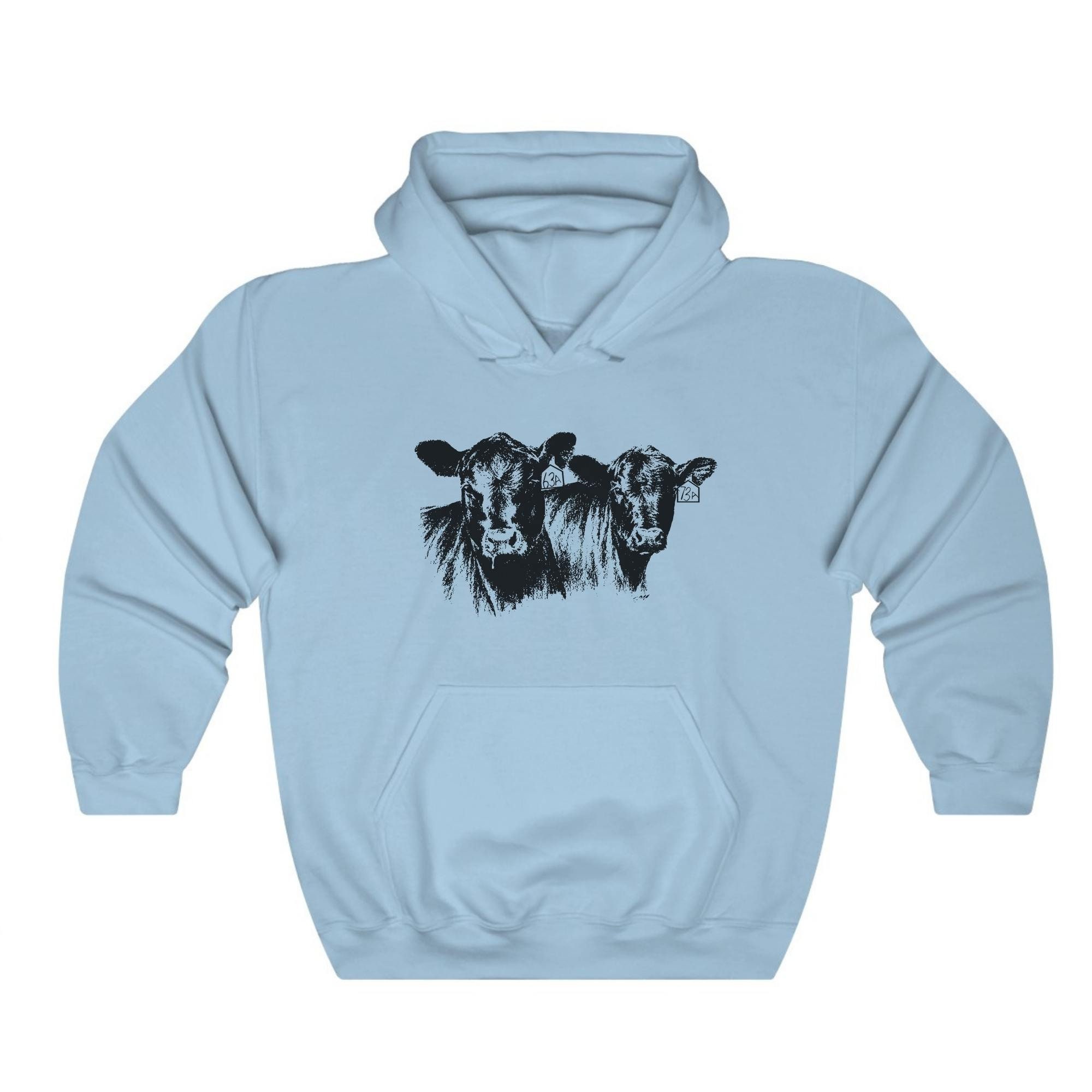 Cow Hoodie Vintage Western Wear Cow Sweatshirt Western Hoodie - Etsy