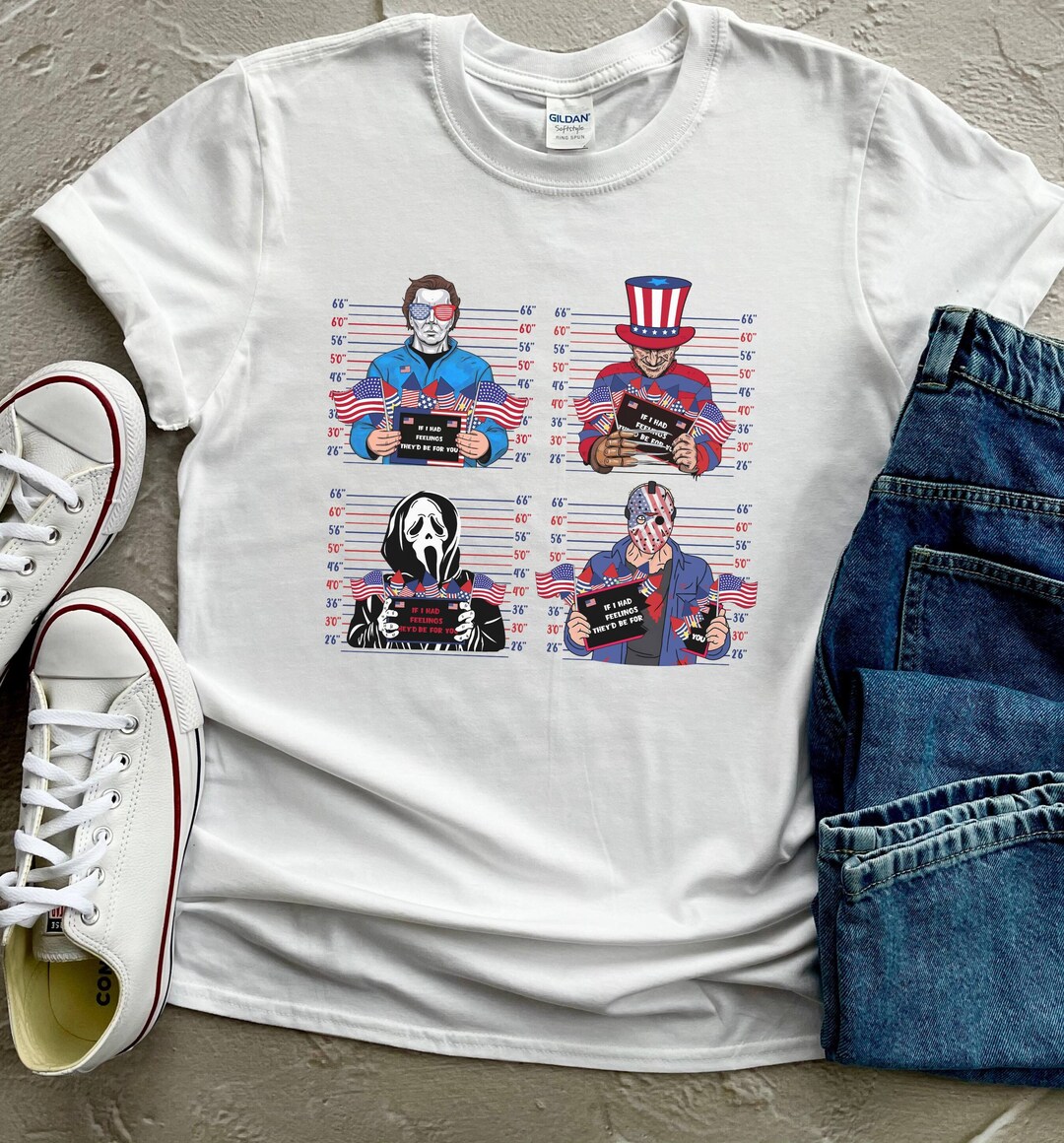 Horror 4th of July Shirt, Fourth of July Shirt, Horror Movie Shirt ...