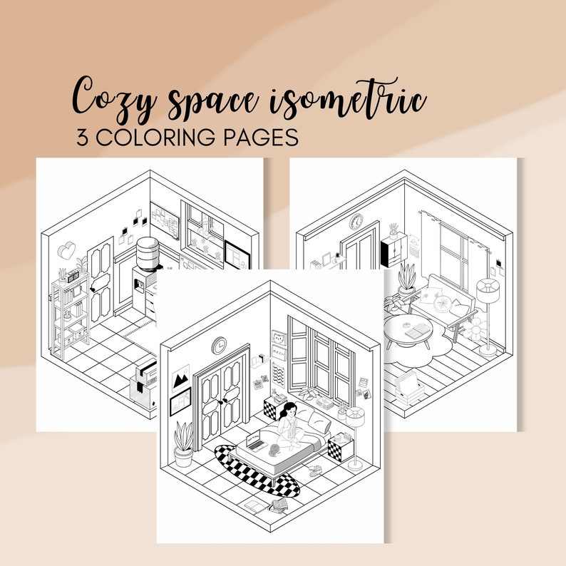 Coloring Pages for Adults, Printable Coloring Book, Kids Coloring ...