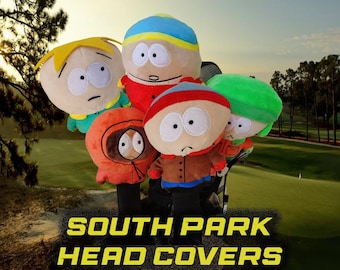 South Park Plush Golf Head Cover Driver/hybrid/wood Cartman, Kenny ...