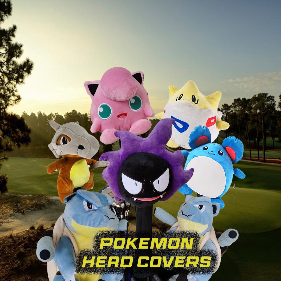 Pokemon Driver Fairway Wood Hybrid Head Cover Golf Head - Etsy