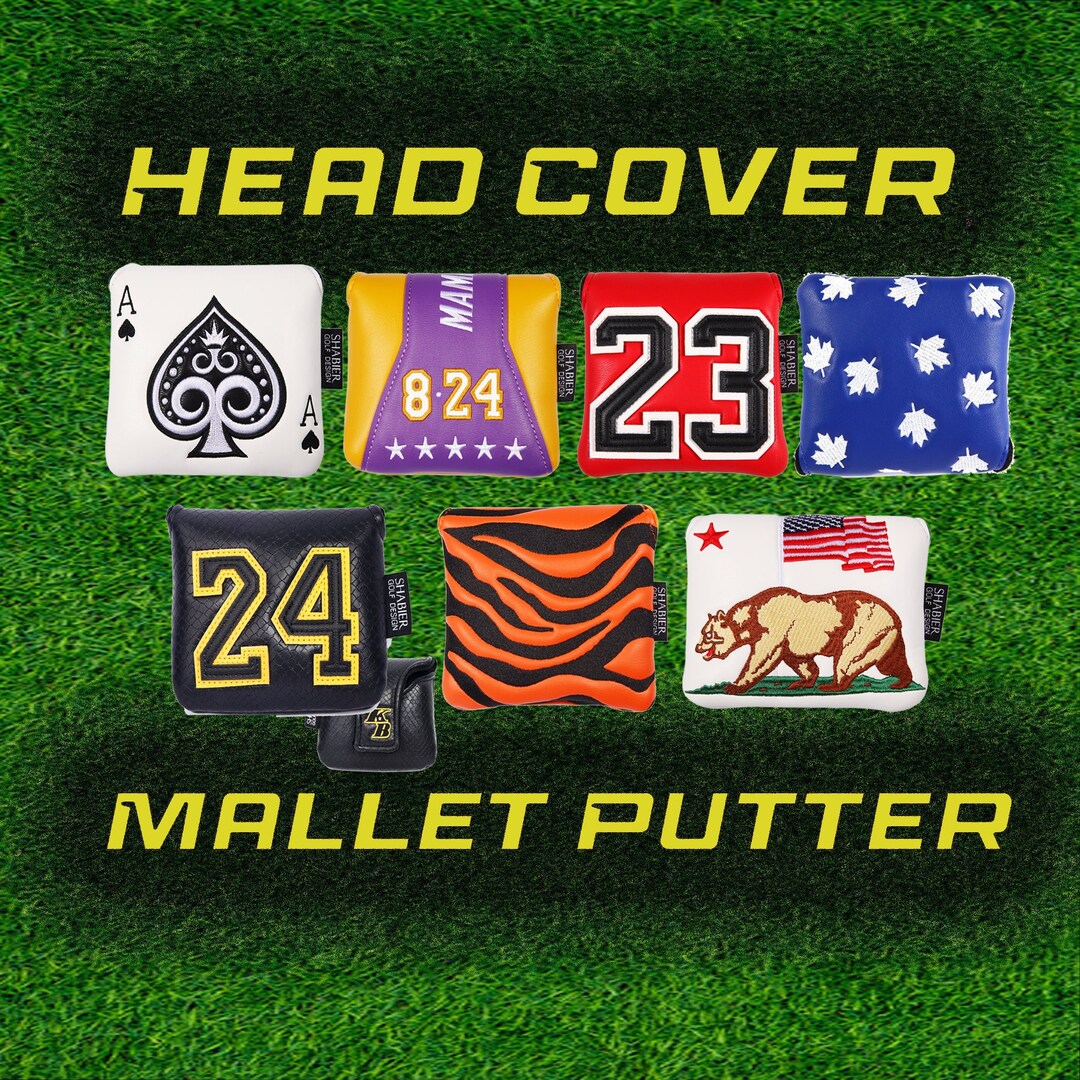 Mallet Golf Putter Head Cover Athlete Inspired Putter Cover Custom ...