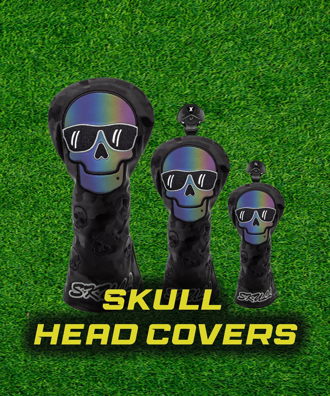 Masters Inspired Golf Head Cover Driver/ Fairway Wood/ Hybrid/ Putter ...