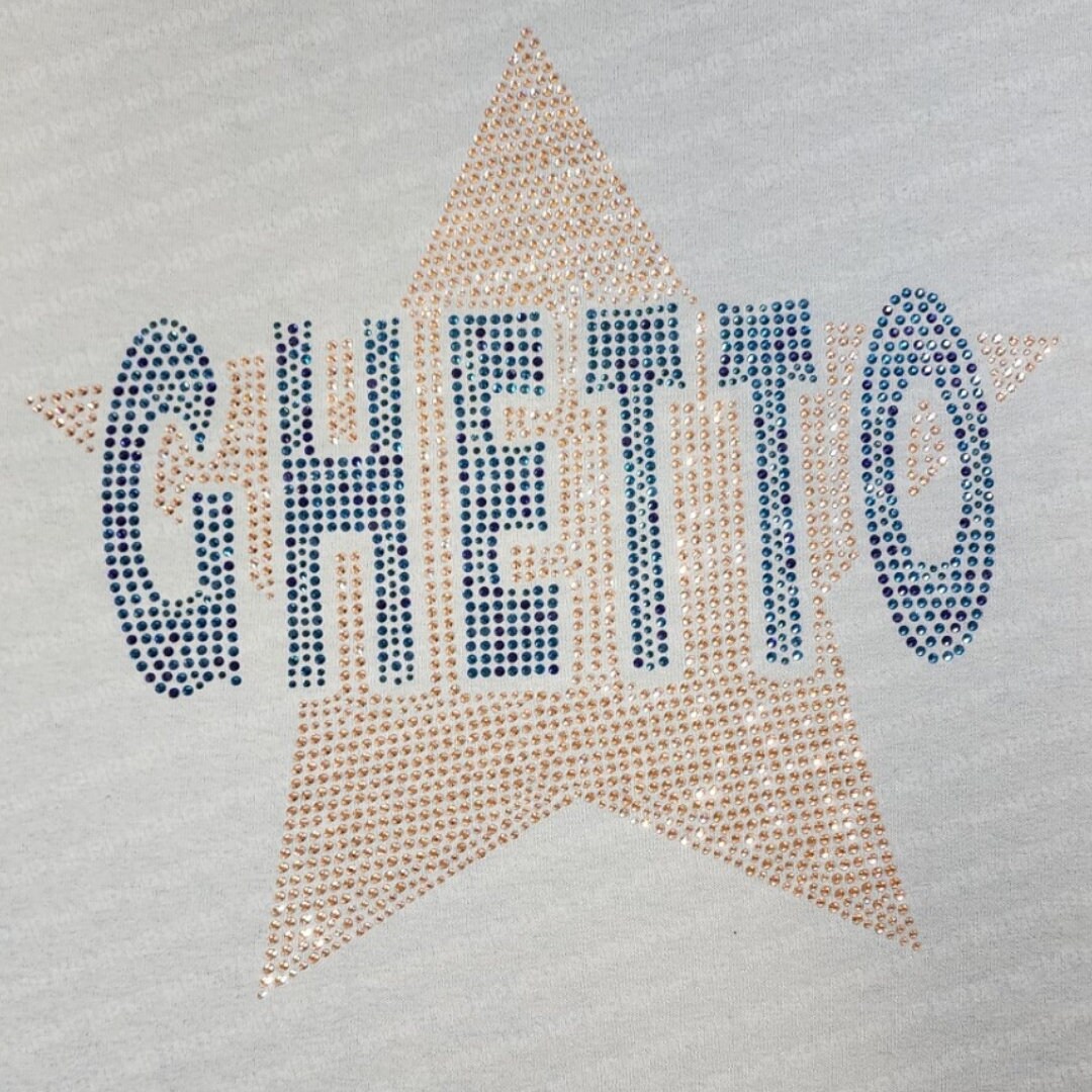 DIGITAL BLING SVG Ghetto Super Star Bling Template Silhouette Cricket ...