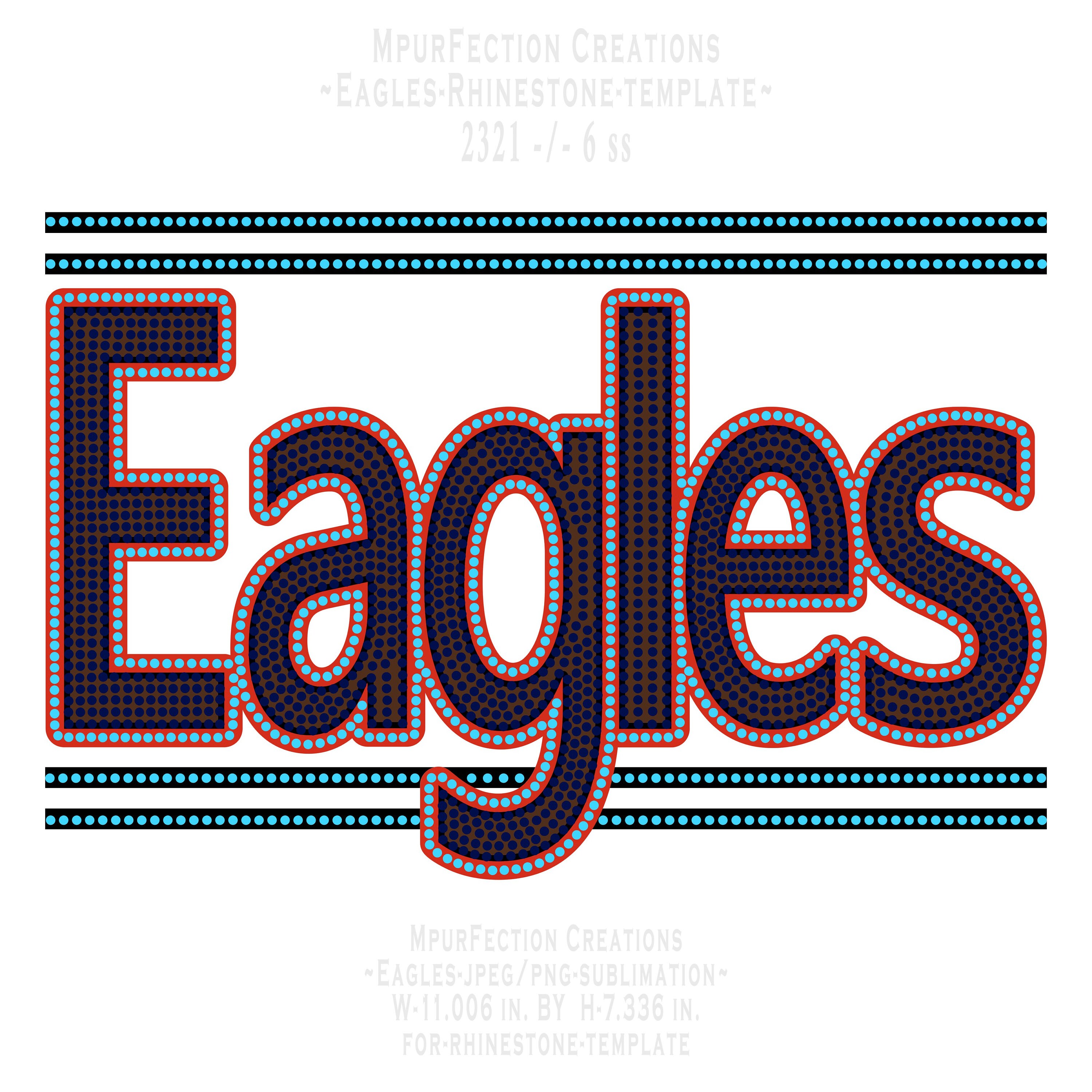 6ss rhinestone Template Eagles Svg Png Cricut Silhouette - Etsy