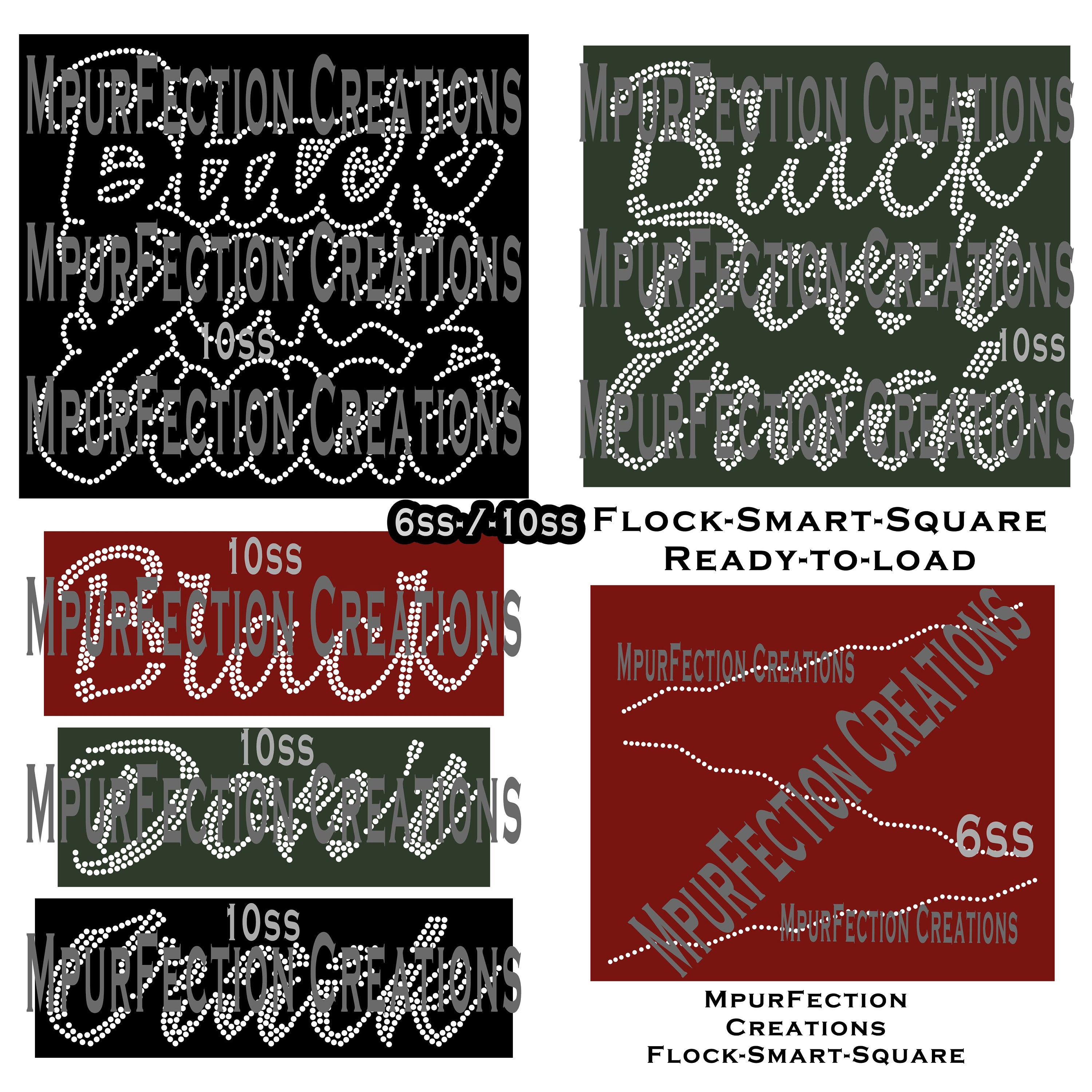 10ss-rhinestone Template SVG Black Don't Crack 3cracks jpeg-png ...